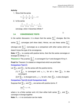 Mth3101 Advanced Calculus Chapter 3 | PDF | Physics | Science