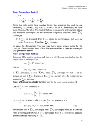 Mth3101 Advanced Calculus Chapter 3 | PDF