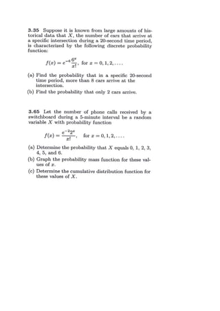 Mth3401 tutorial 3 | PDF