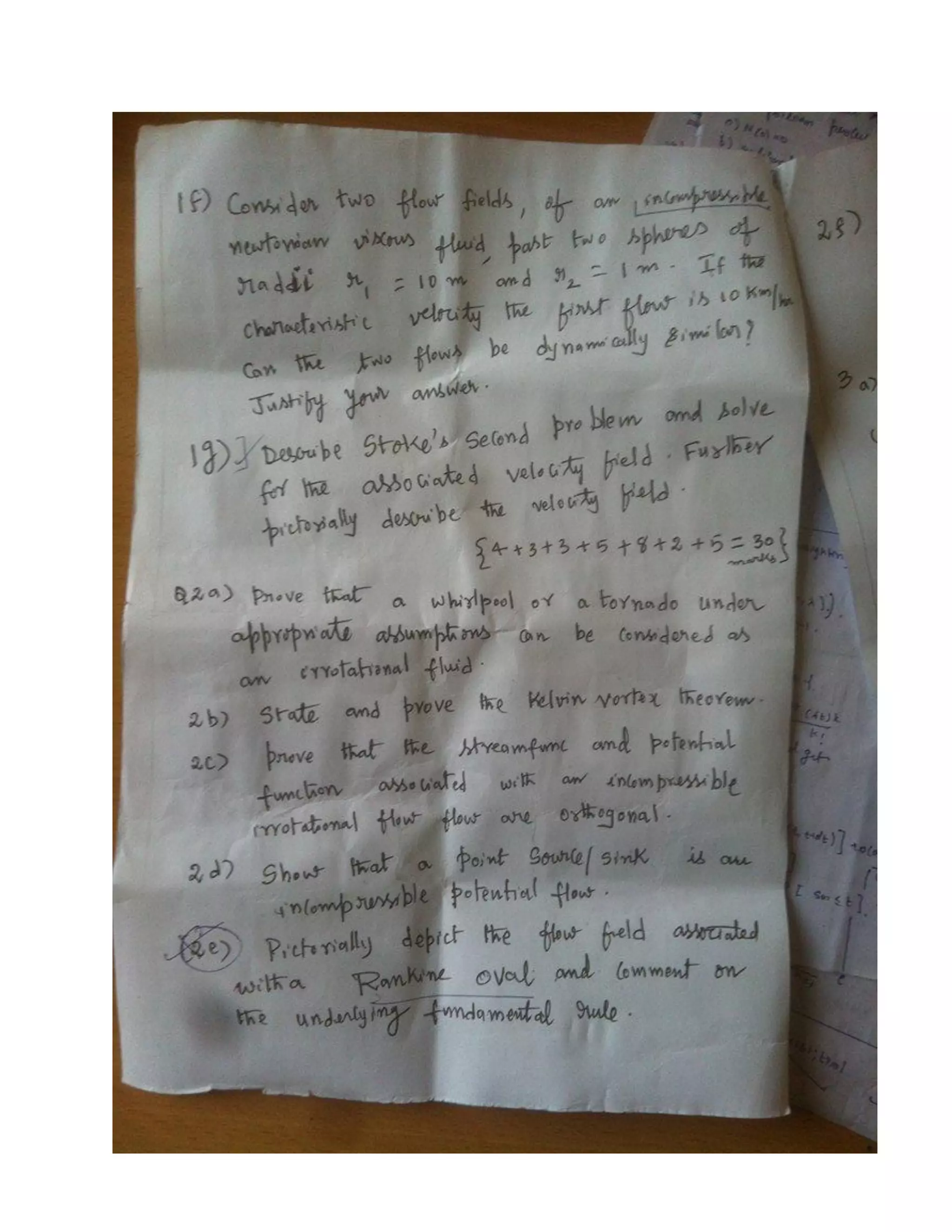 Mth 523 end sem paper | PDF