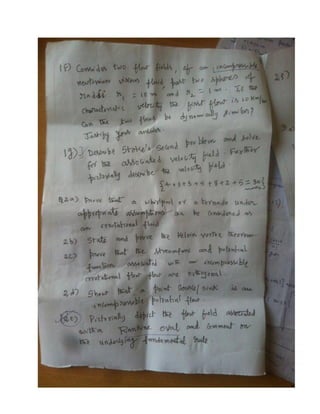 Mth 523 end sem paper | PDF