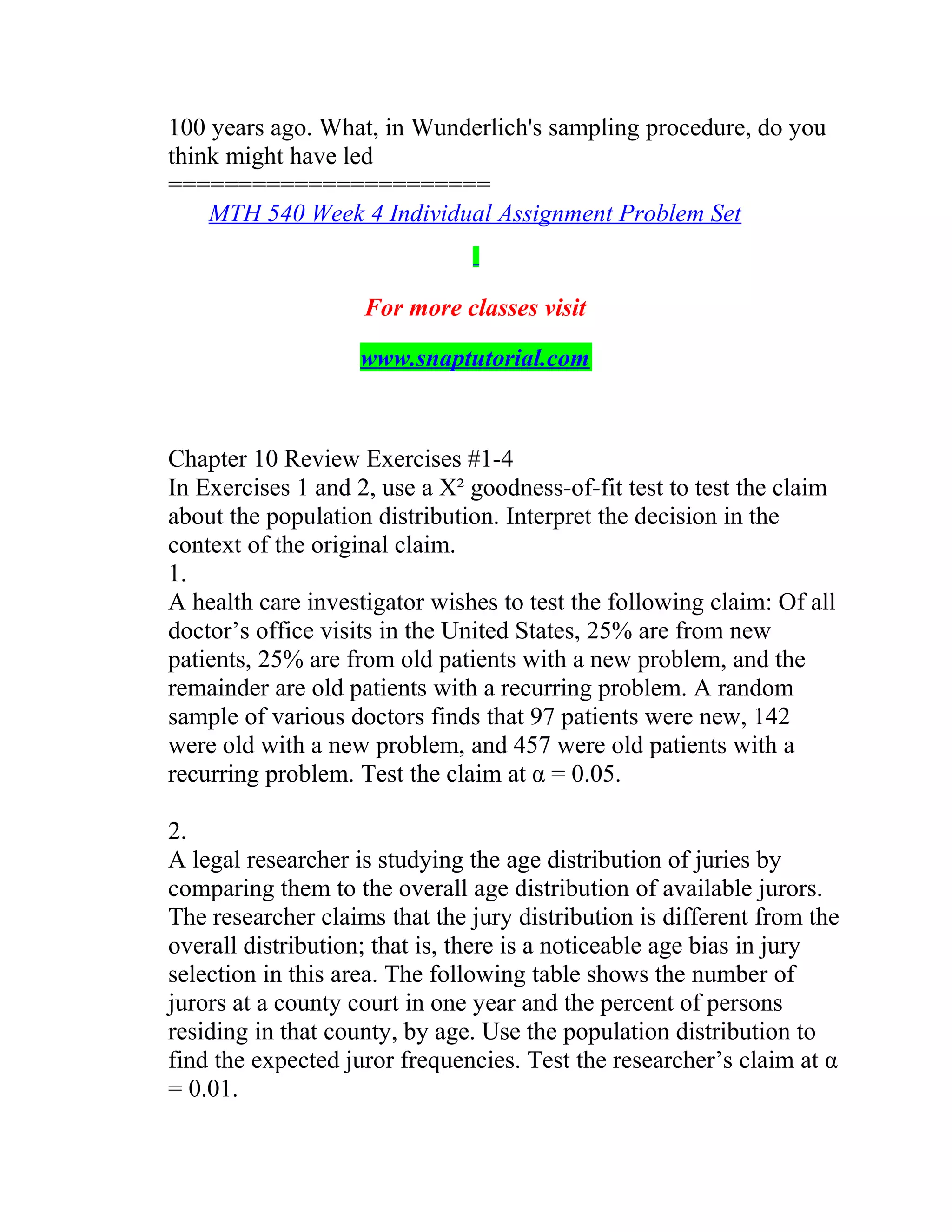 Mth 540 Massive Success / snaptutorial.com