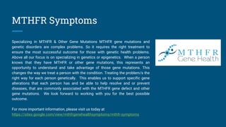 MTHFR Symptoms | PPTX