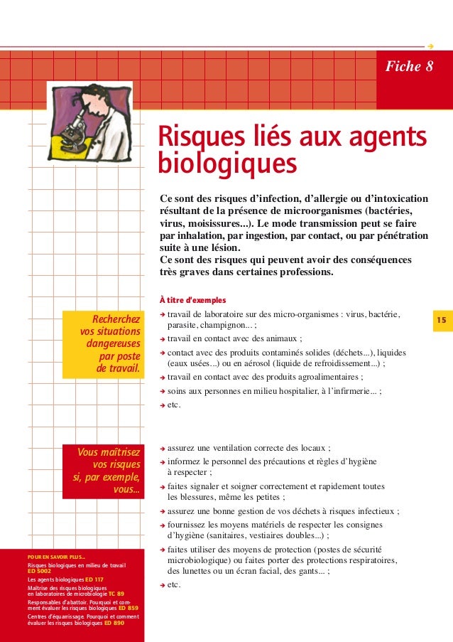 Méthode inrs d'évaluation des risques professionnels