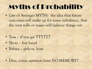 Mthys of probability | PPT