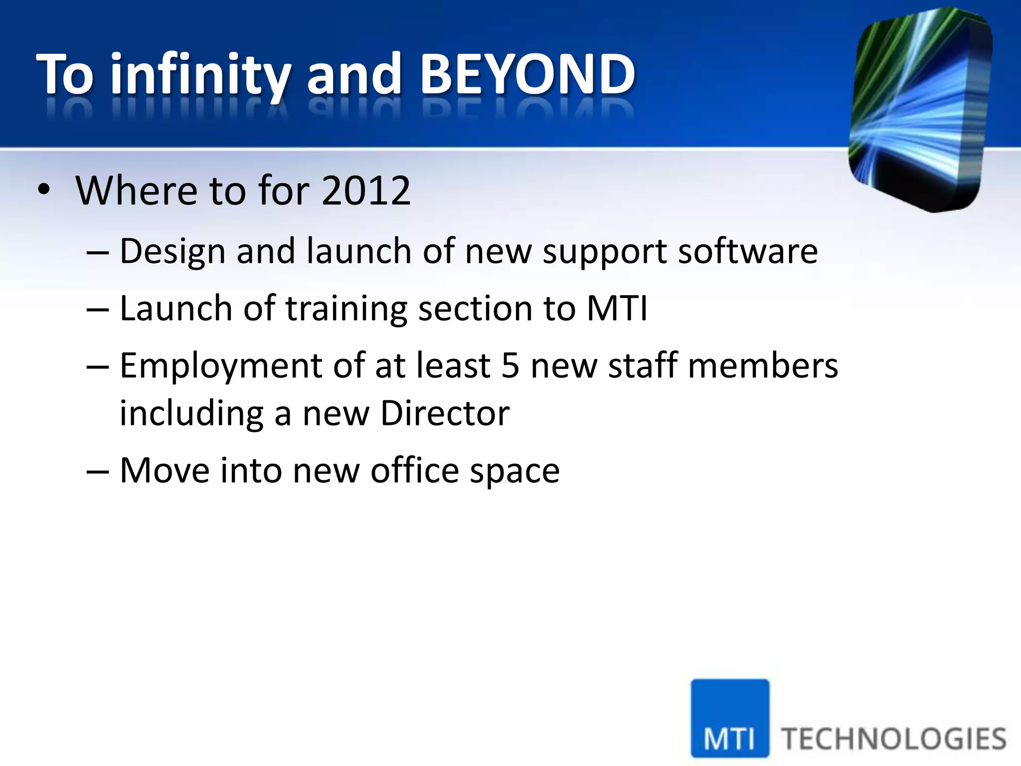 MTI Technologies - The Future of IT Support | PPT