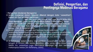 Konsep Dasar Moderasi Agama PJJ PAI Cirebon | PDF