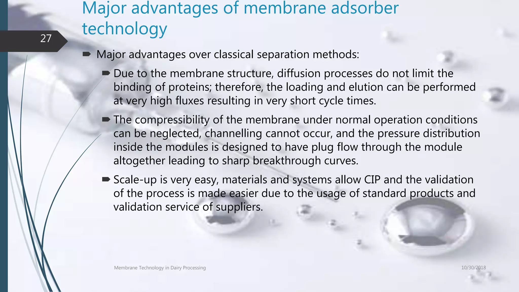 Membrane technology in prophylactic biologicals in milk | PPTX