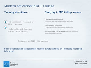 MTI presentation (abridged version) | PPT | Professional School ...