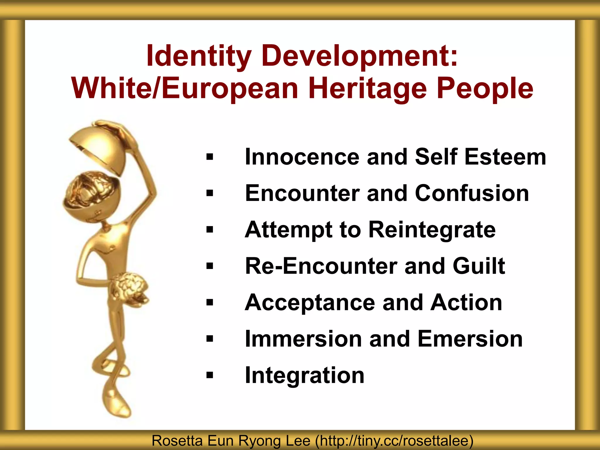 MTI Racial Identity Development | PPTX