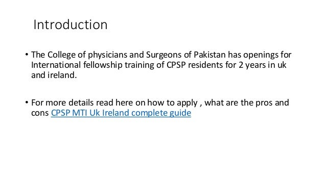 Mti Uk international fellowship program | PPTX