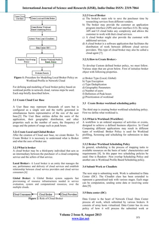 Modeling Local Broker Policy Based on Workload Profile in Network Cloud | PDF