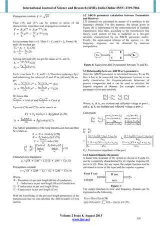 Transfer function and Impulse Response Simulation of Power Line Channel | PDF | Computer ...