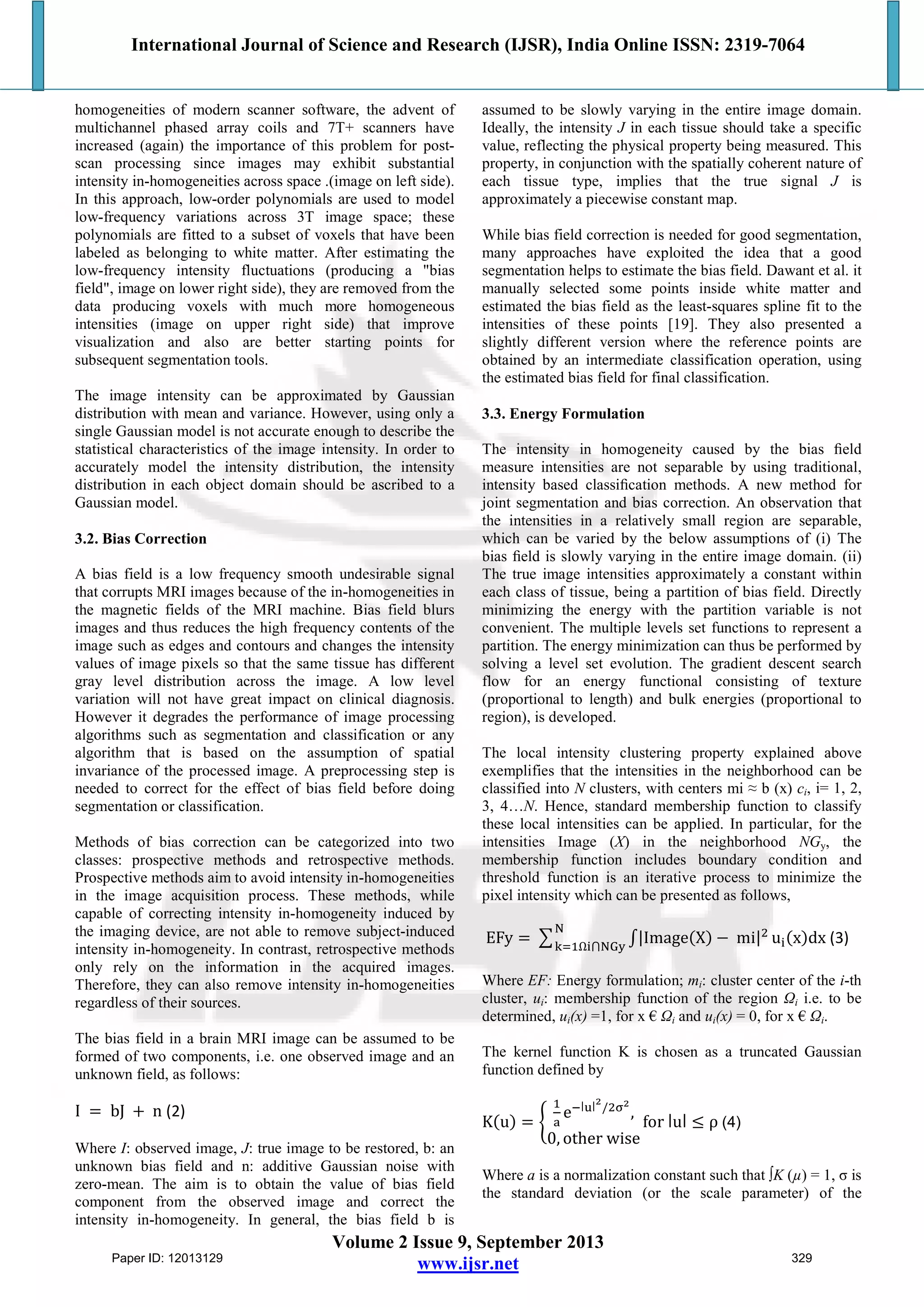 Modified Multiphase Level Set Image Segmentation Search for Energy ...