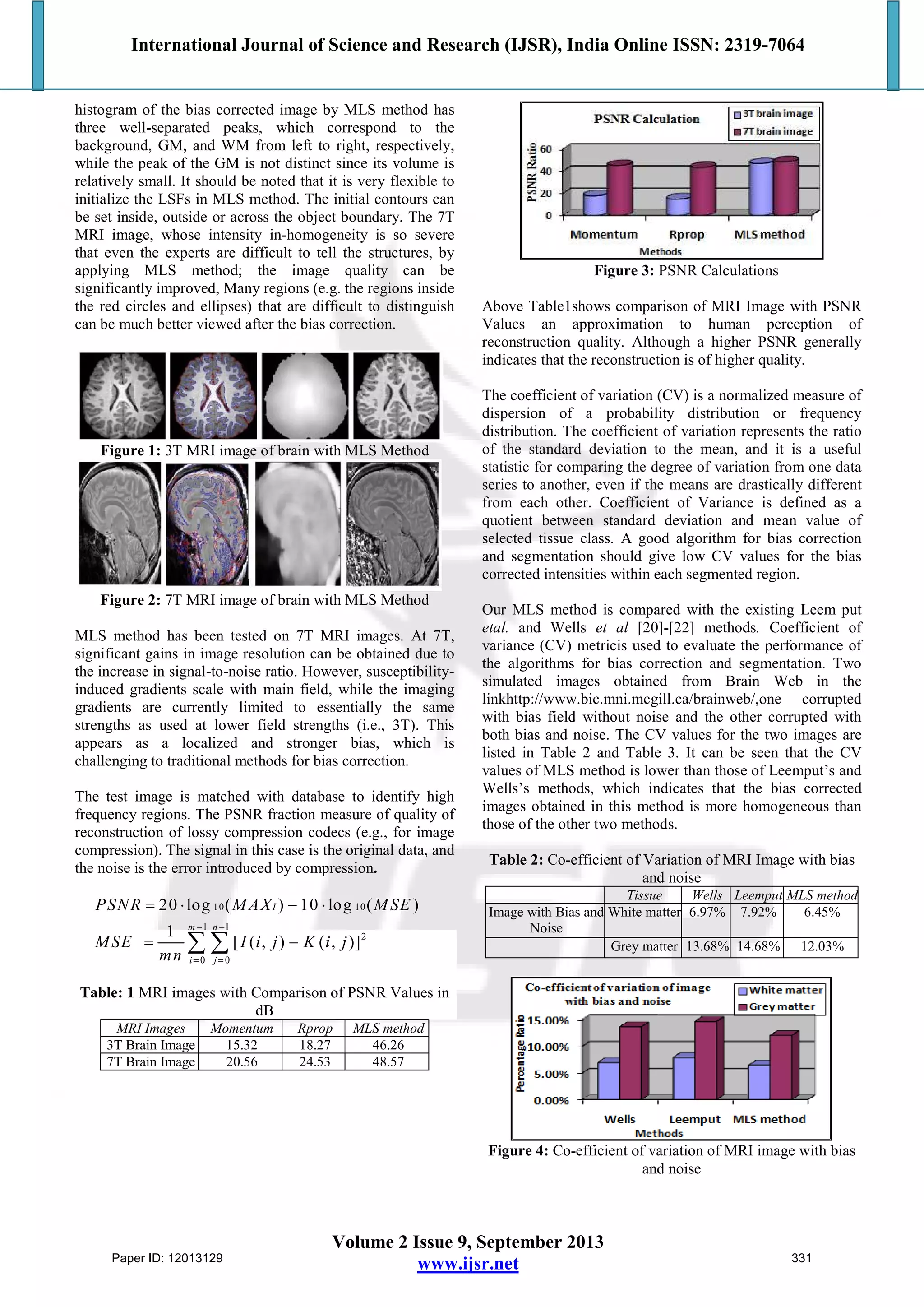 Modified Multiphase Level Set Image Segmentation Search for Energy Formulation with Bias ...