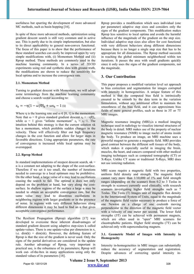 Modified Multiphase Level Set Image Segmentation Search for Energy Formulation with Bias ...