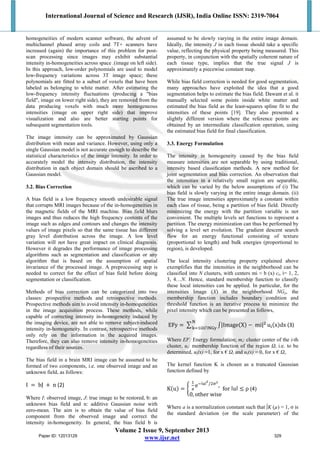 Modified Multiphase Level Set Image Segmentation Search for Energy Formulation with Bias ...
