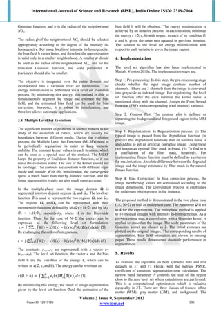 Modified Multiphase Level Set Image Segmentation Search for Energy Formulation with Bias ...