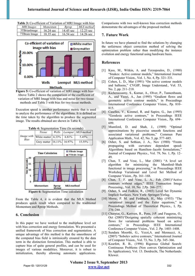 Modified Multiphase Level Set Image Segmentation Search for Energy Formulation with Bias ...