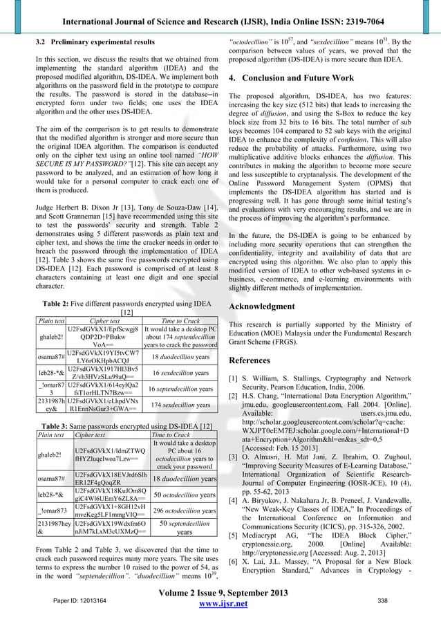 Introducing An Encryption Algorithm Based On Idea Pdf 
