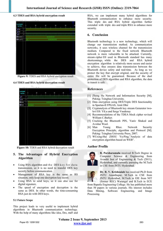 A New Design of Algorithm for Enhancing Security in Bluetooth ...