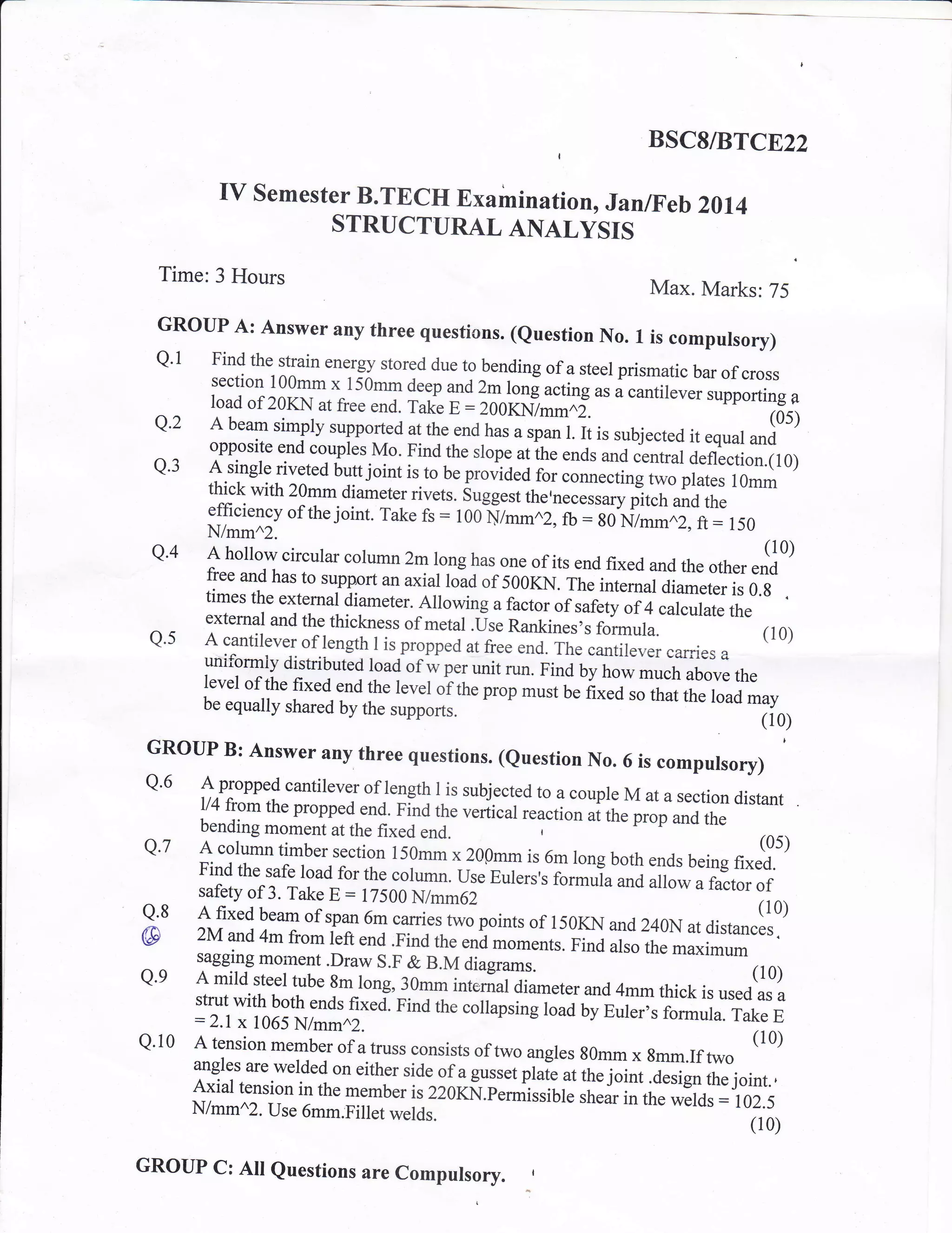 Structural anlysis | PDF