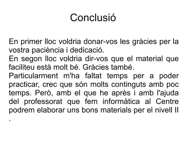 Projecte Final | PPT