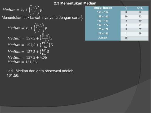 Presentasi MTK Menentukan (Jangkauan , Kelas interval , Histrogam ...