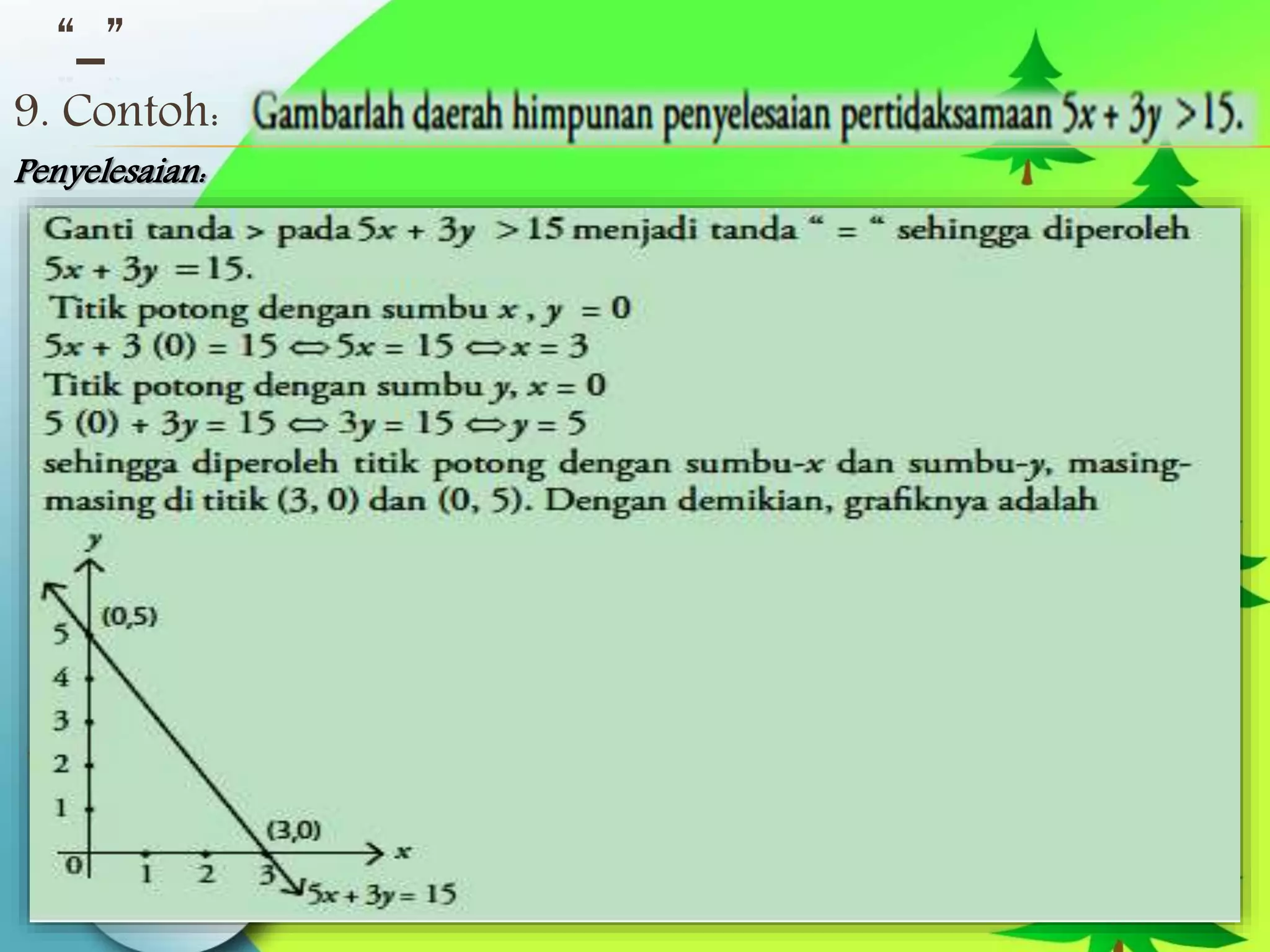 Contoh Matriks, Barisan dan Deret, Harga Mutlak & Petridaksamaan Linear ...