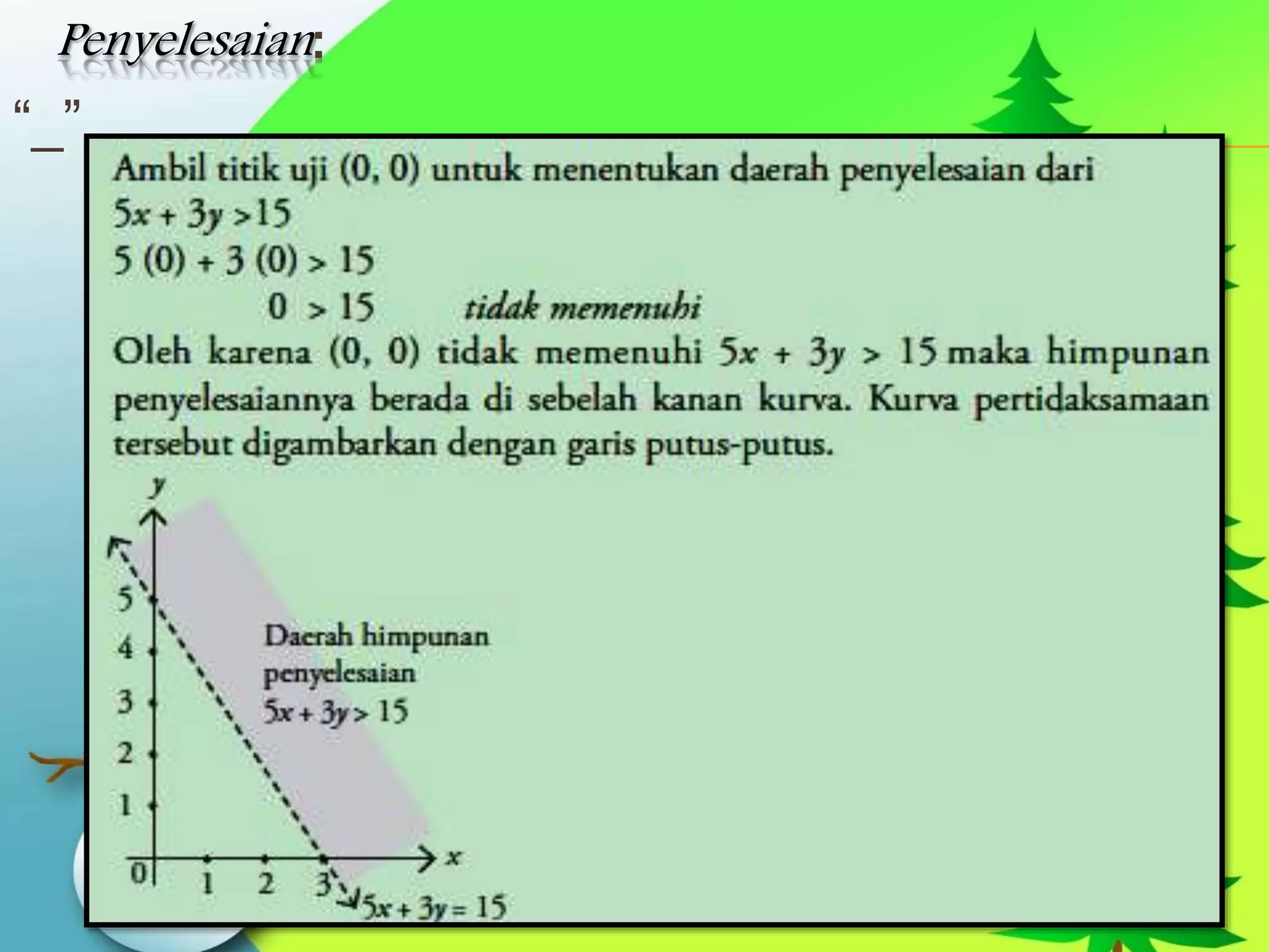 Contoh Matriks, Barisan dan Deret, Harga Mutlak & Petridaksamaan Linear ...