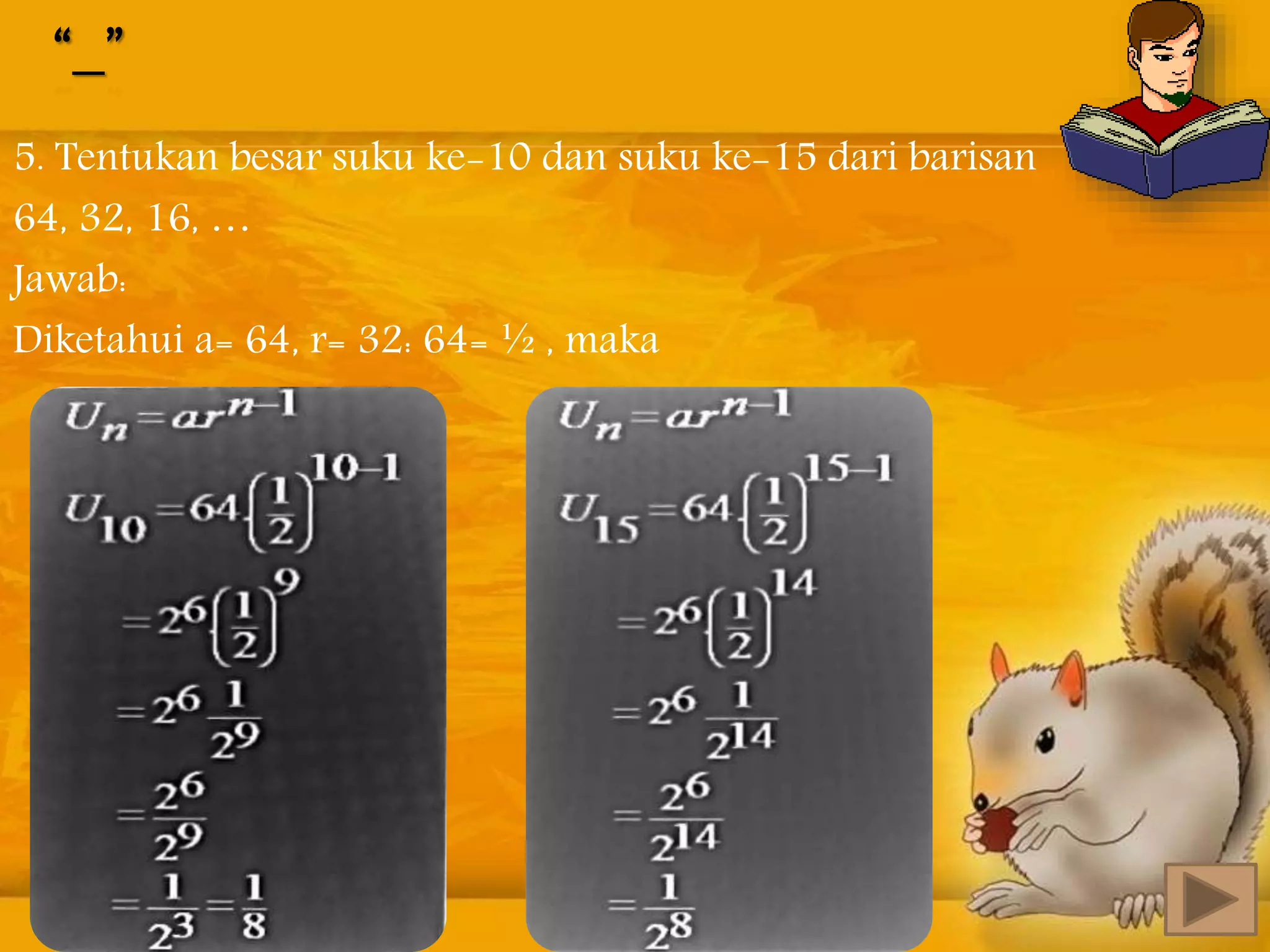 Contoh Matriks, Barisan dan Deret, Harga Mutlak & Petridaksamaan Linear ...