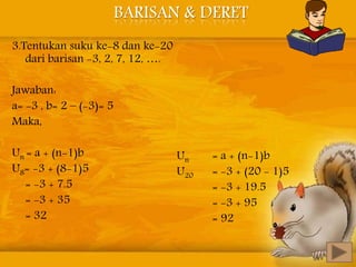 Contoh Matriks, Barisan dan Deret, Harga Mutlak & Petridaksamaan Linear ...