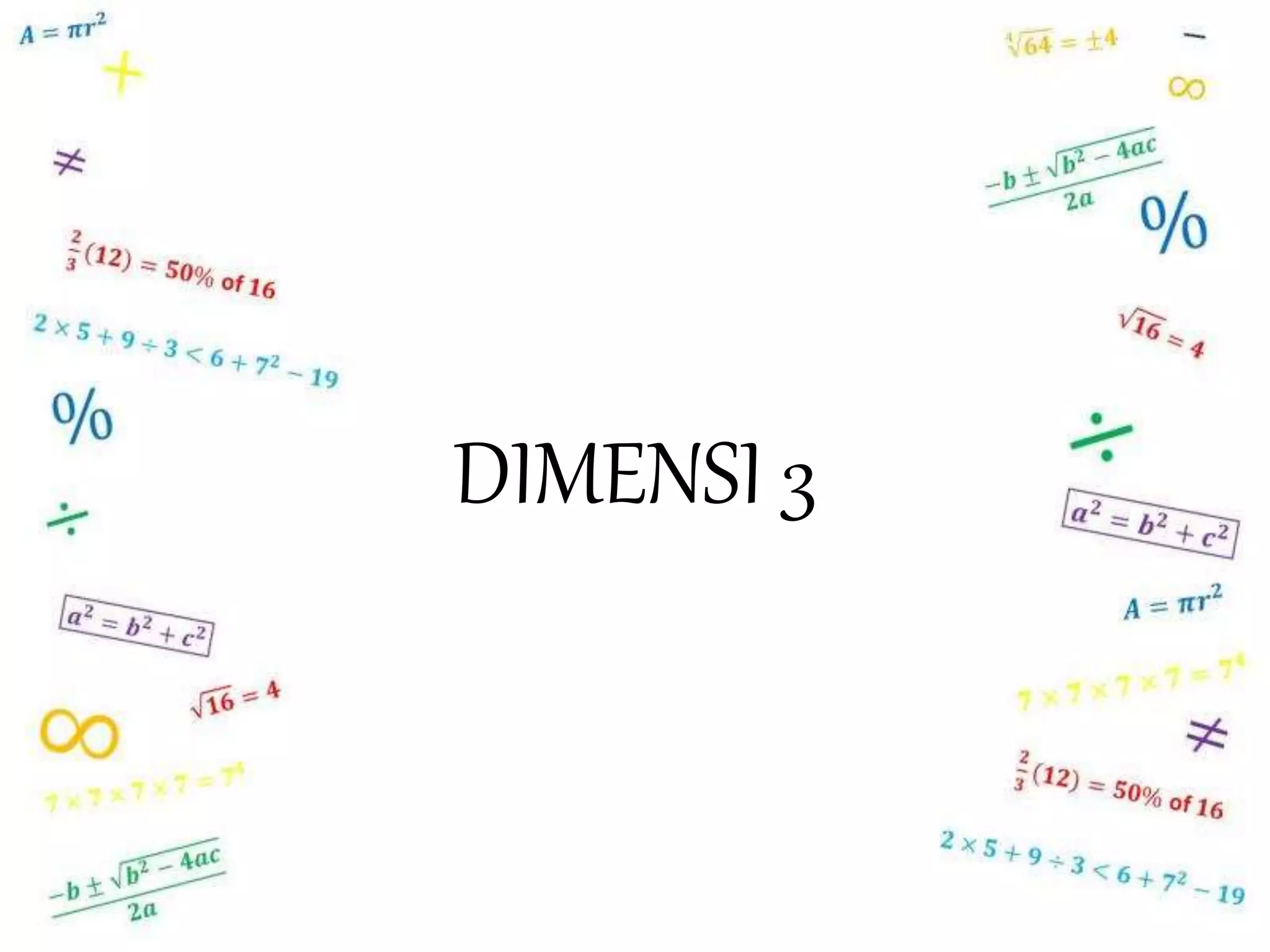 MATERI DIMENSI 3 | PPTX