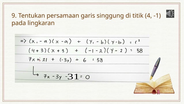 Mathematical Answers for 11th grade Indonesian Mathematics | PPTX