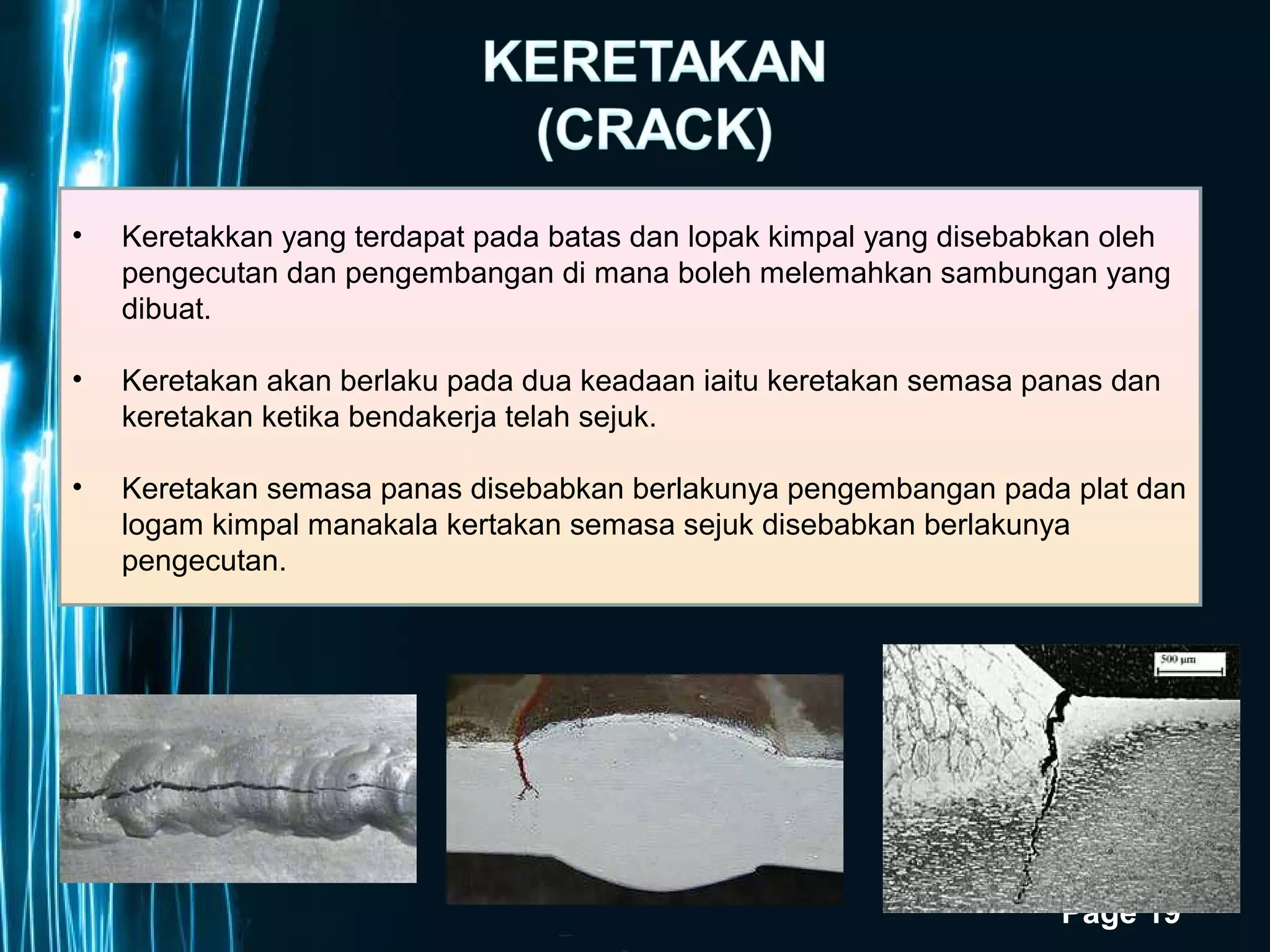 Mtk 204 jenis kecacatan dalam kimpalan | PPT