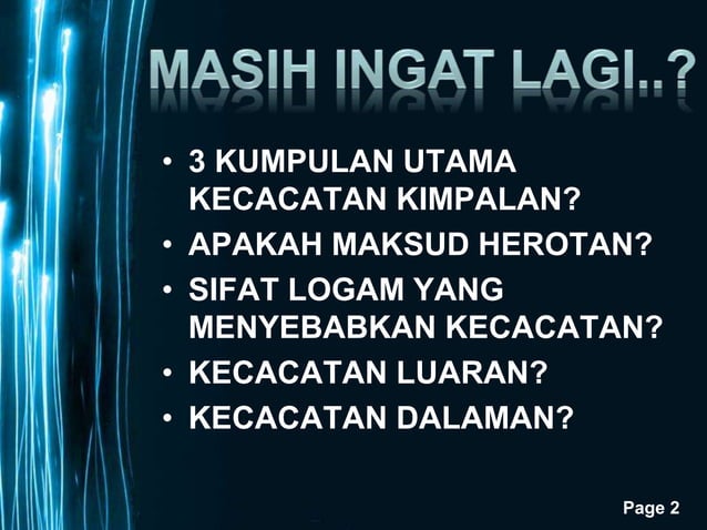 MTK 204 JENIS KECACATAN DALAM KIMPALAN.ppt