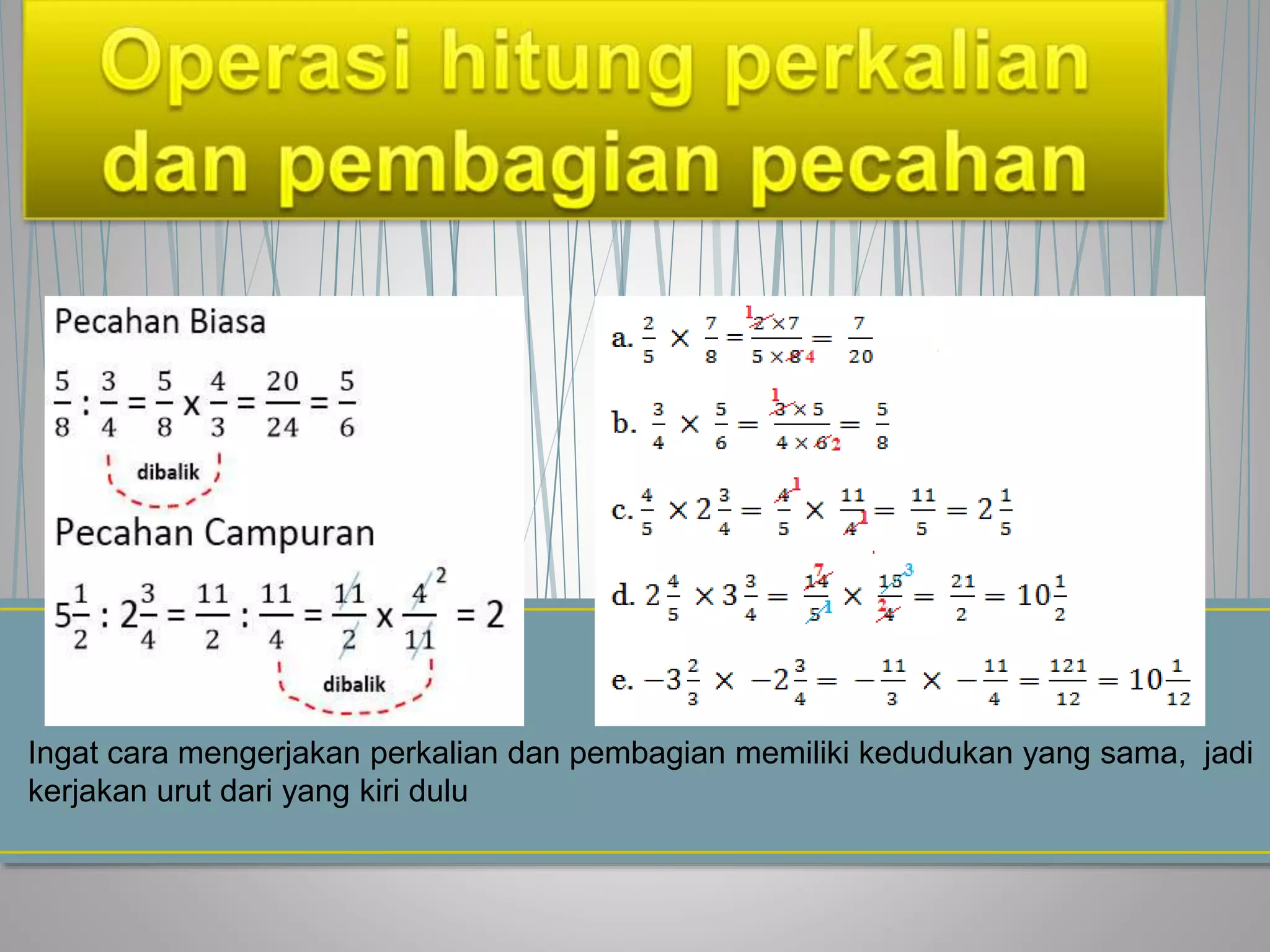 Operasi Hitung Campuran (4) kelas 6 | PPTX