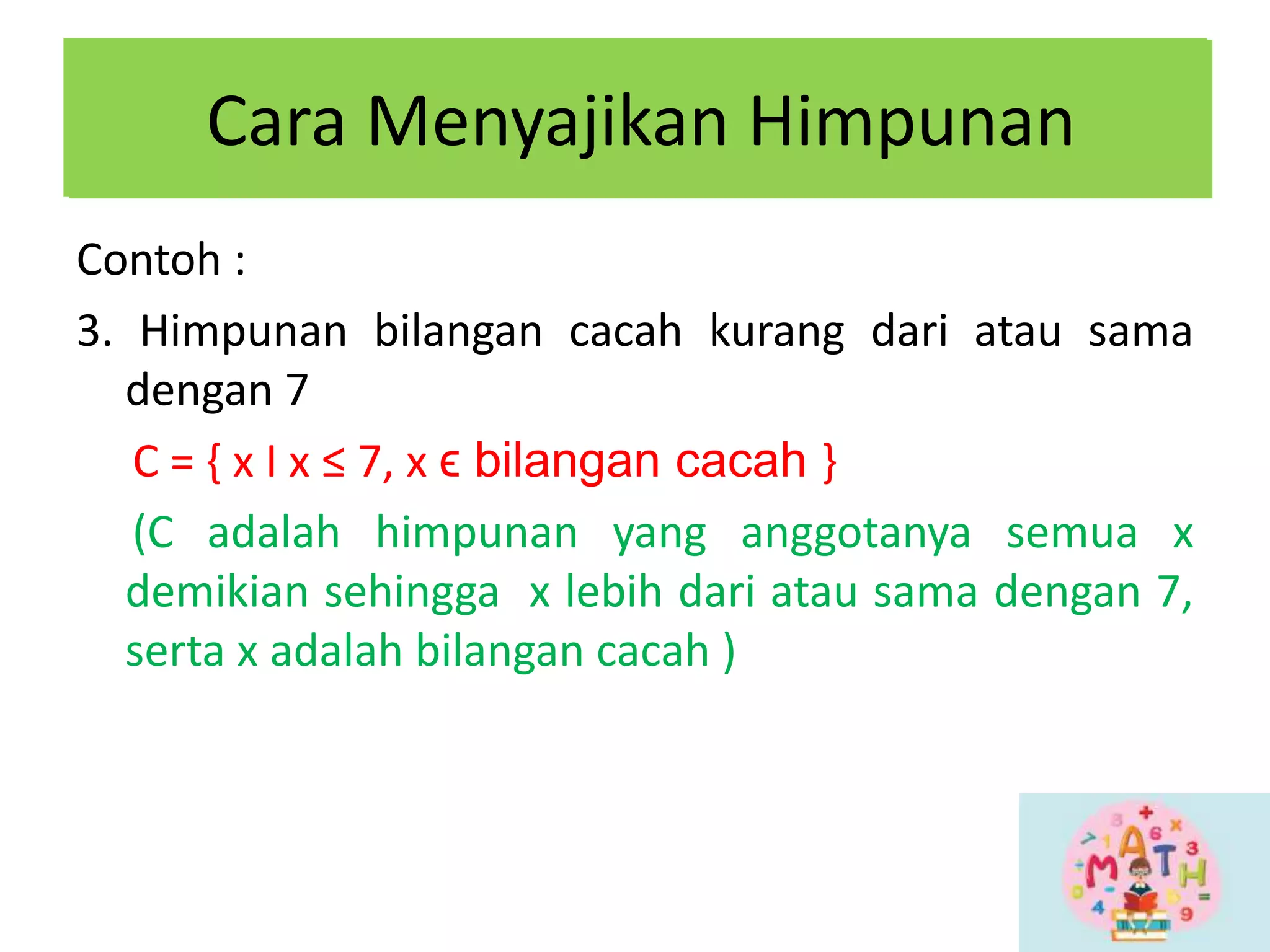 HIMPUNAN (Pertemuan 2) | PPT