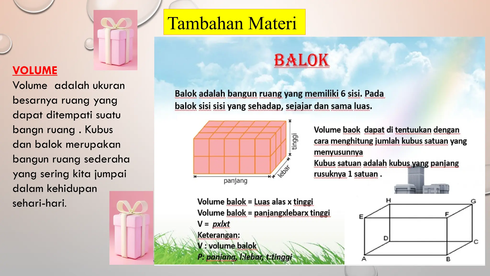 BAHAN PRESENTASI MTK BALOK PADA PPG TAHUN 2024 | PPTX
