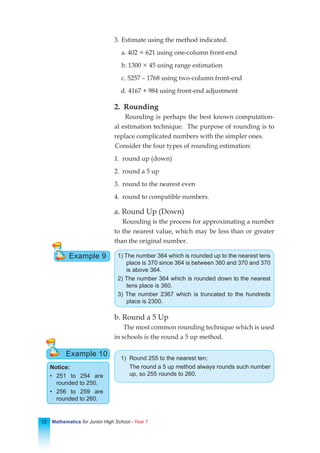 Math Chapter 1 - Integers | PDF