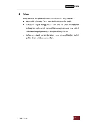 Teori Graf - Mtk Diskrit | DOCX