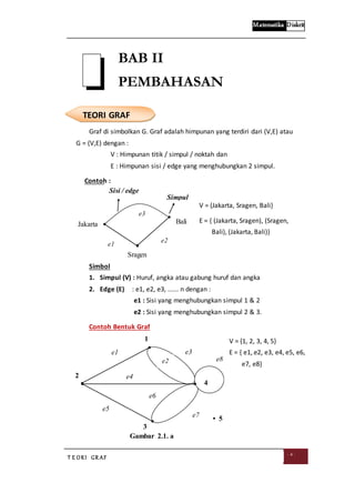 Teori Graf - Mtk Diskrit | DOCX