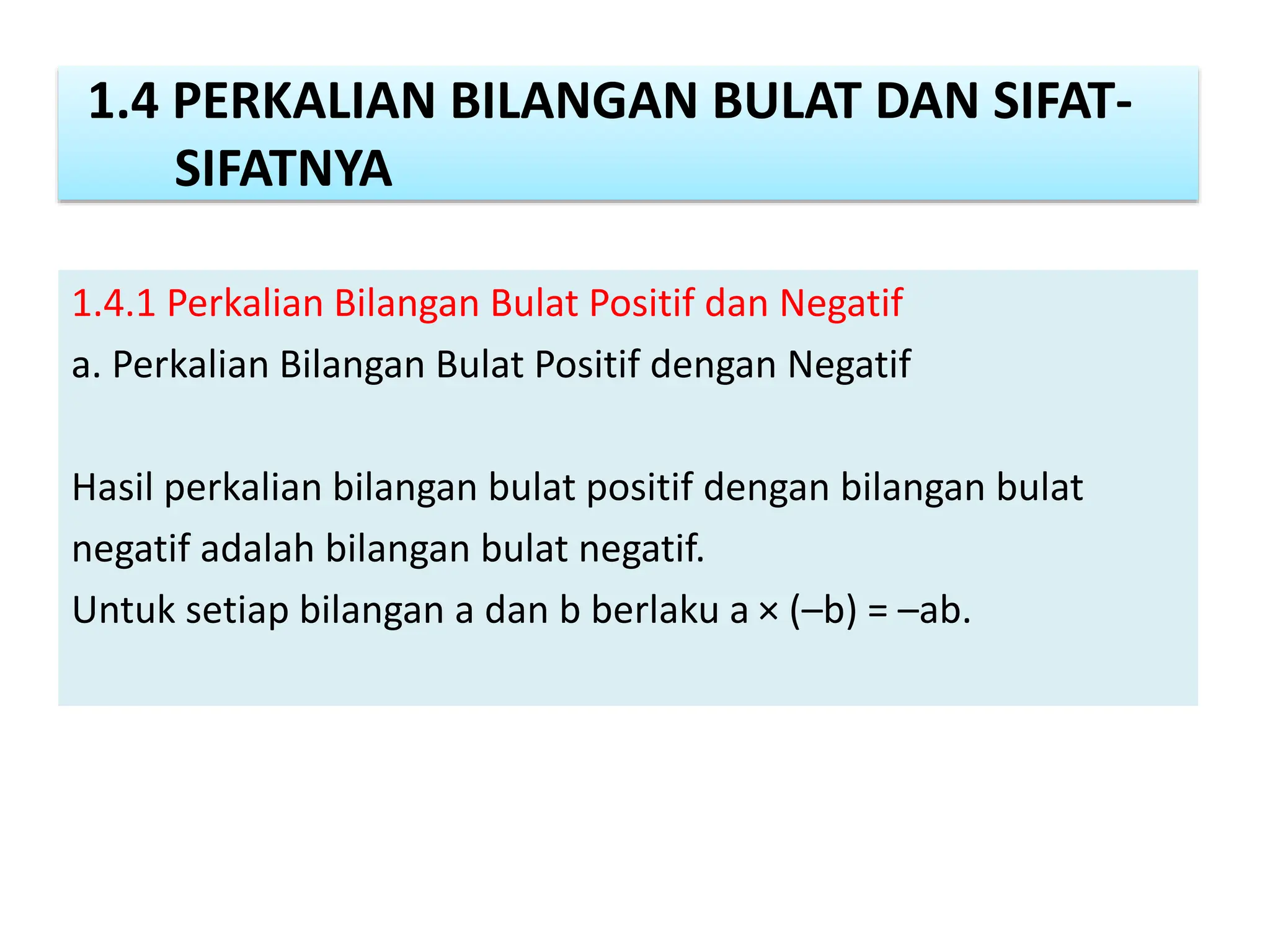 MTK Kelas VII - Bab 1 Bilangan Bulat dan Pecahan.ppt