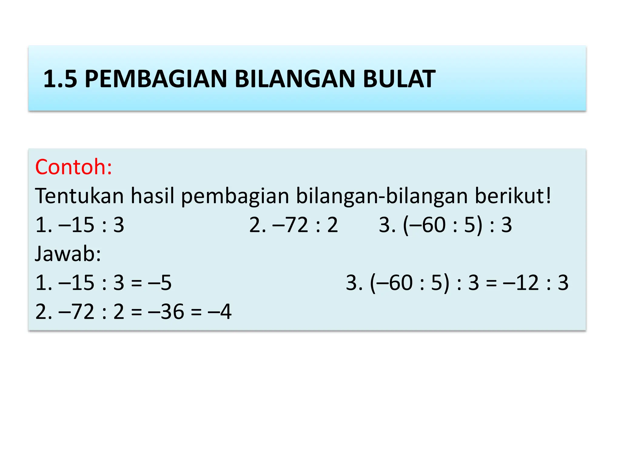 MTK Kelas VII - Bab 1 Bilangan Bulat dan Pecahan.ppt