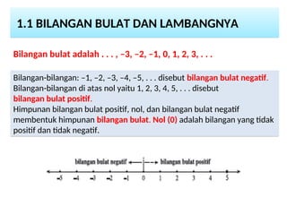 MTK Kelas VII SMP - Bab Bilangan Bulat dan Pecahan | PPT