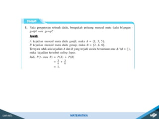 Matematika Kelas VIII - BAB 10 Peluang.pptx