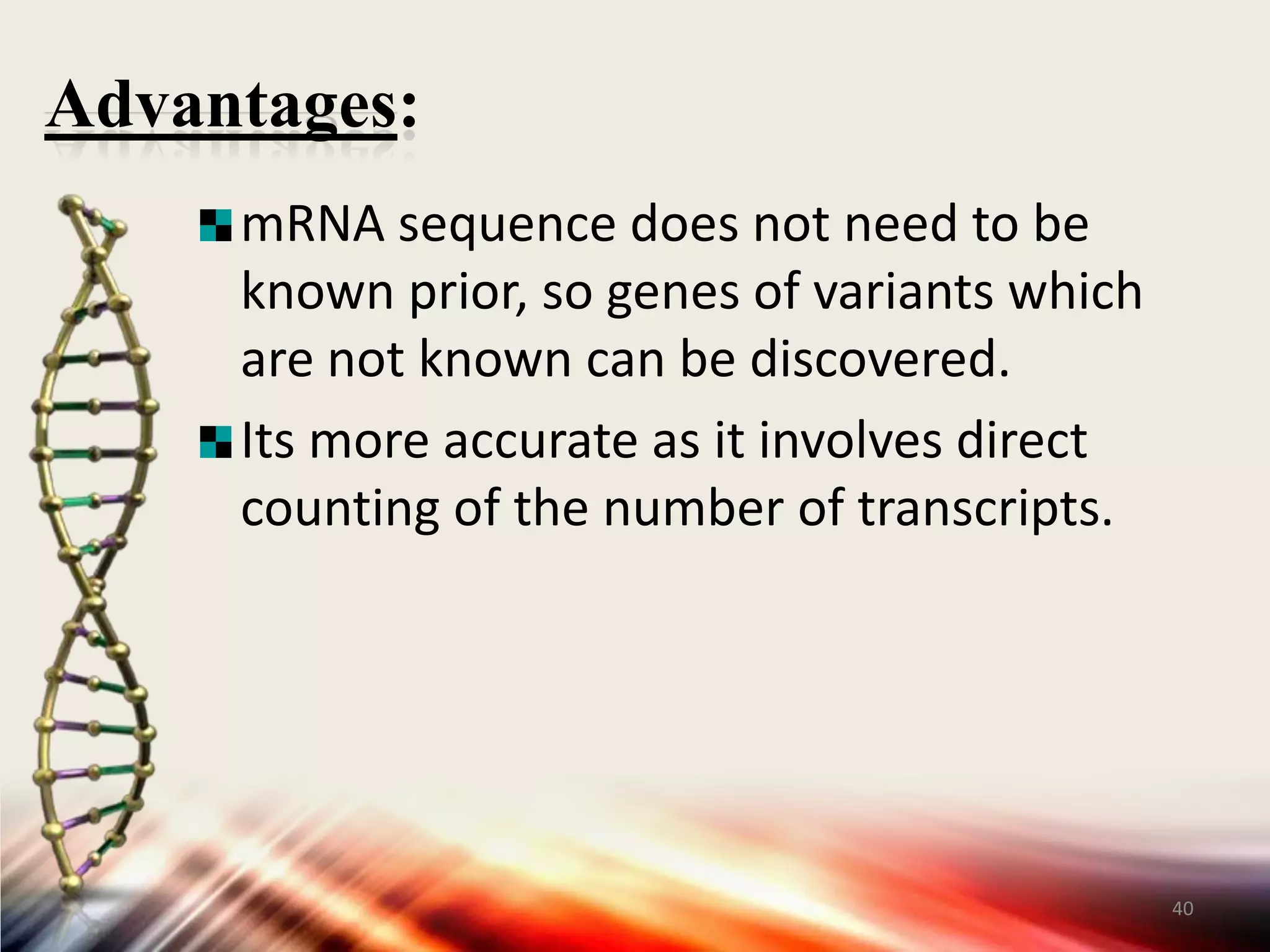 SAGE (Serial analysis of Gene Expression) | PPTX