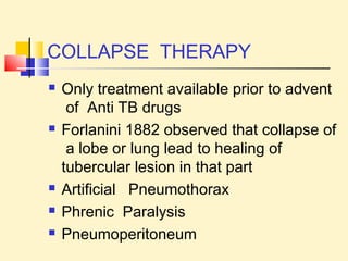 Surgery for pulmonary tuberculosis | PPT