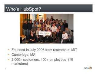 How HubSpot Uses Facebook and LinkedIn | PDF | Social Networking | Internet