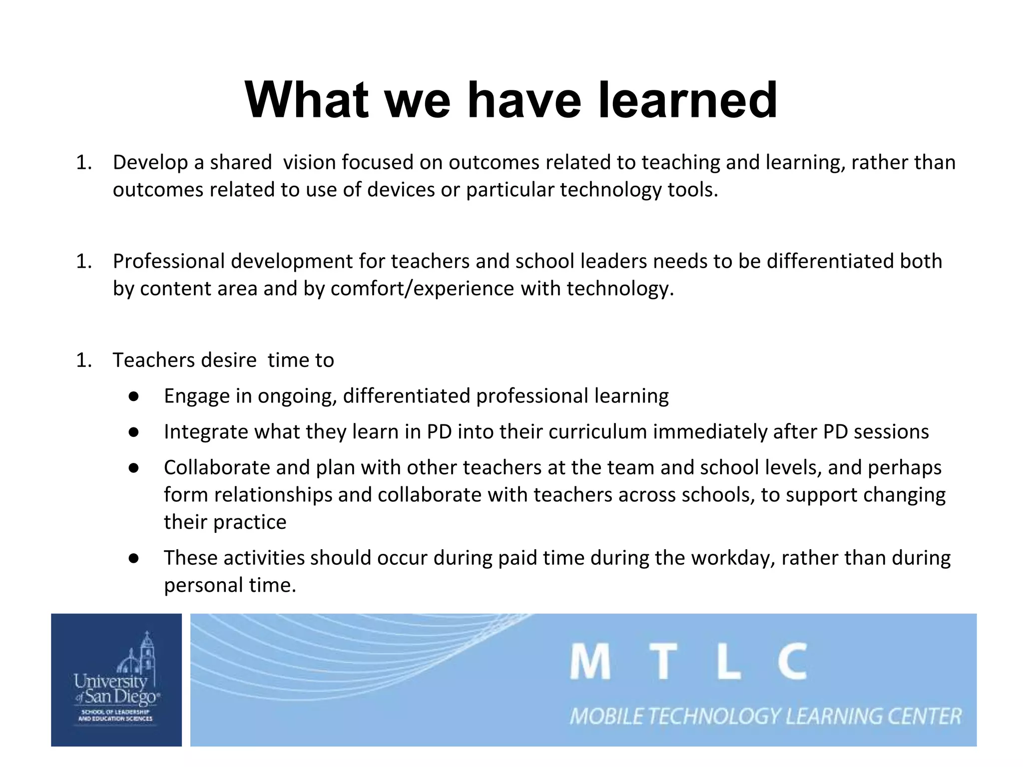 Competency Based Professional Learning | PPT